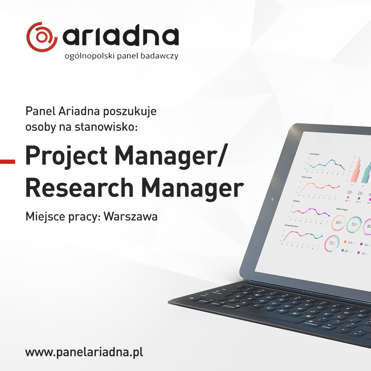 Project Manager/ Research Manager - Oferty pracy - Panel Ariadna